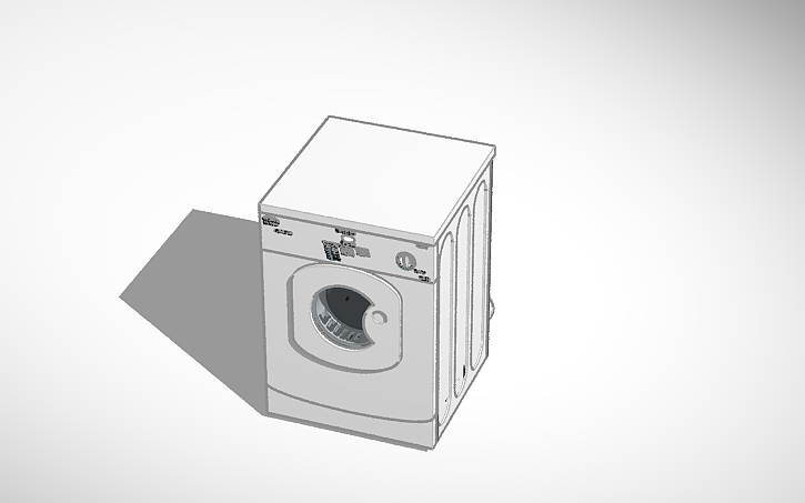 3D design Hotpoint Aquarius TDL30 Tumble Dryer - Tinkercad