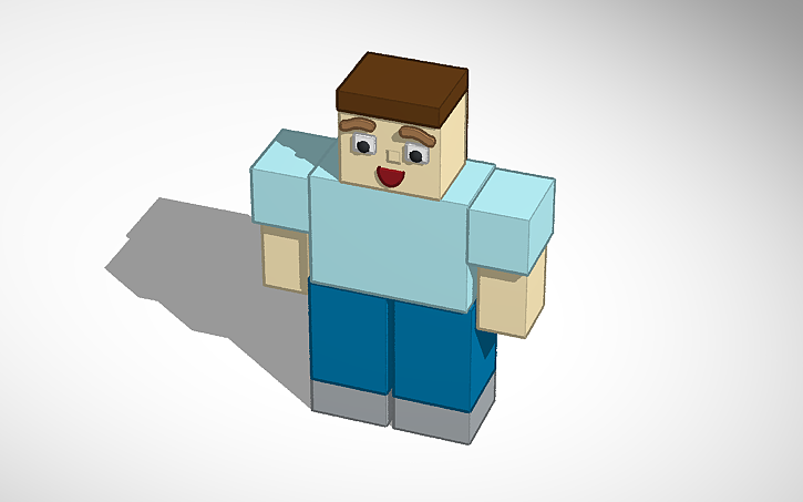 3D design Personaje Minecraft - Tinkercad