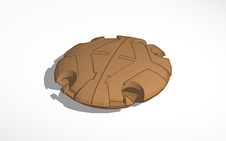 3D design turtle shell - Tinkercad