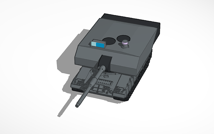 3D design AH-120 MBT - Tinkercad