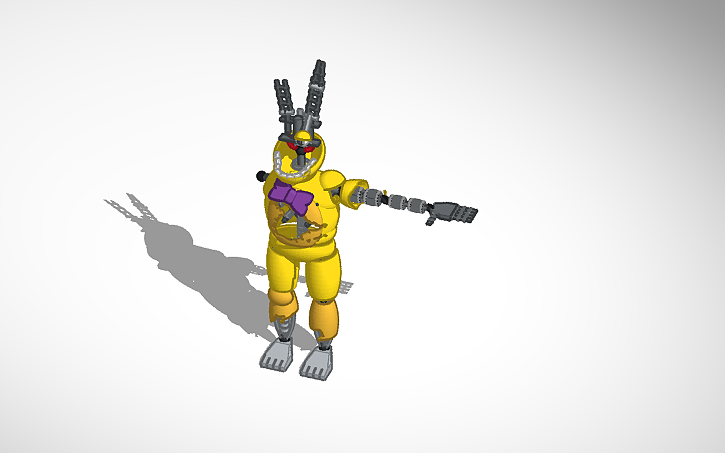3D design forgotten spring bonnie - Tinkercad