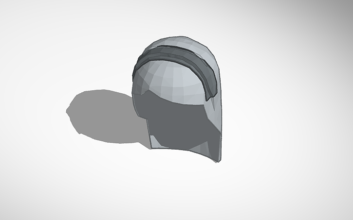 3D design Roblox Long Hair Head Band - Tinkercad