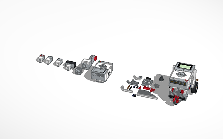 3D design Lego Mindstorms Parts - Tinkercad