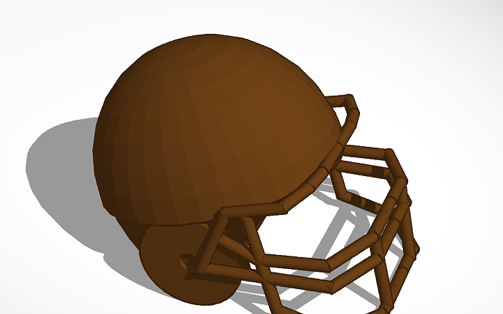 3D design My Football Helmet | Tinkercad