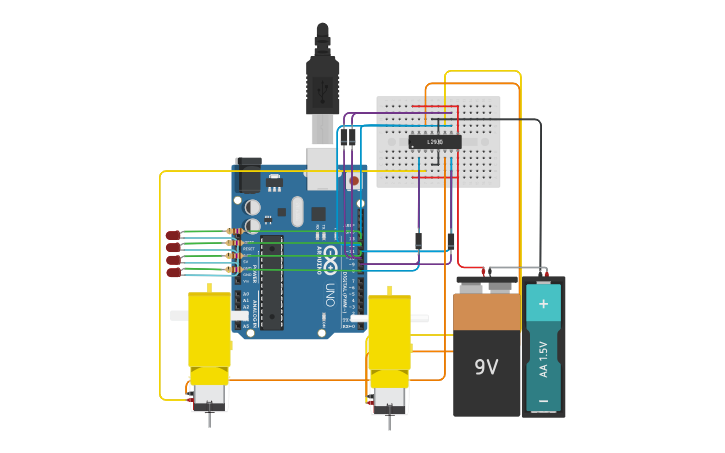 Circuit design Arduino emulator - Tinkercad Circuit design Arduino emulator - Tinkercad