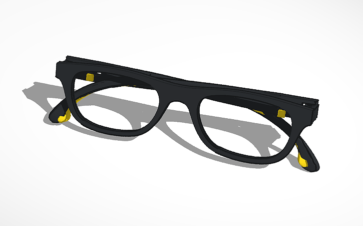 3D design glasses - Tinkercad