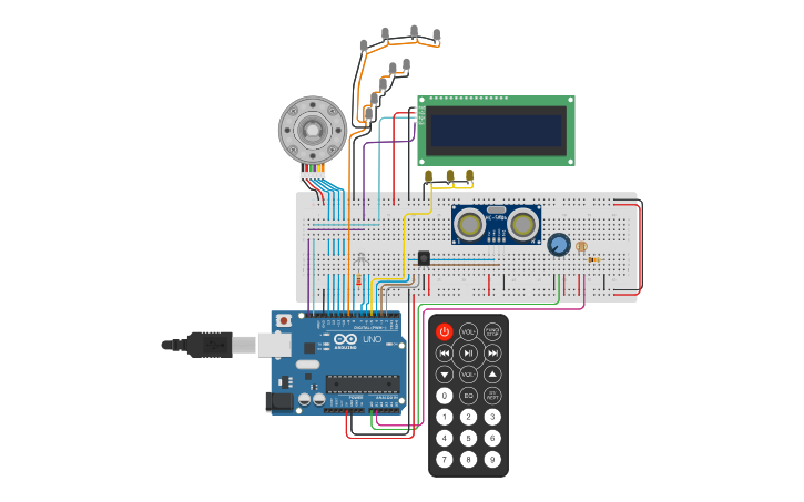 Circuit design team blue - Tinkercad