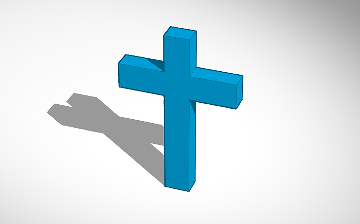 3D design Cross - Tinkercad