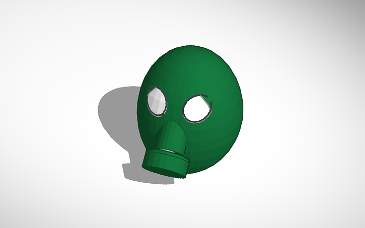 3d Design Gas Mask Tinkercad