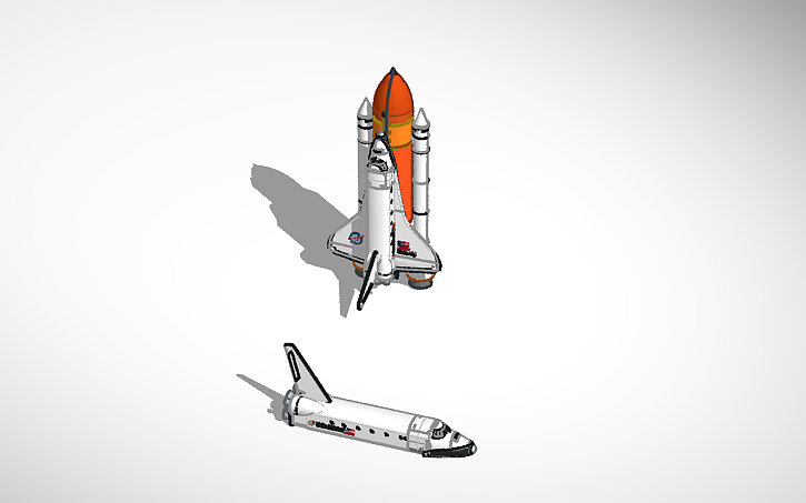 3D design Space Shuttle (Discovery) - Tinkercad
