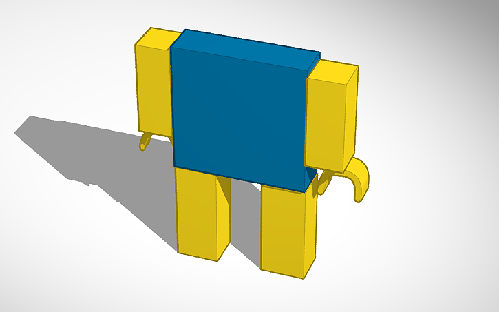 3D design Roblox default skin - Tinkercad