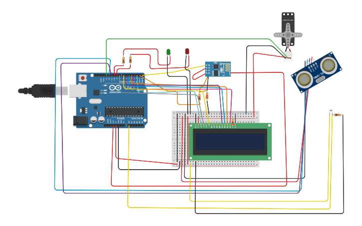 Circuit Design Copy Of Exp3 Esp8266 And Arduino Tinkercad