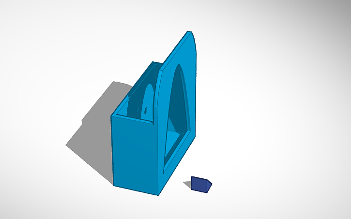 3D design Bathroom tissue box dispenser v2.6 - wall mounted | Tinkercad