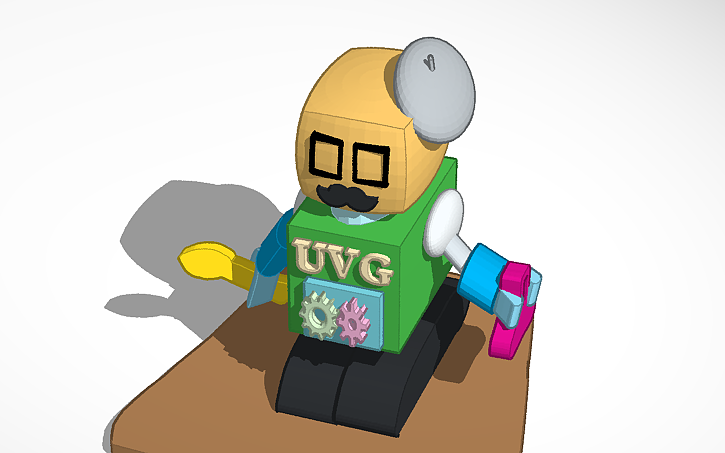 3D design Diseño 3D de un Robot - Tinkercad