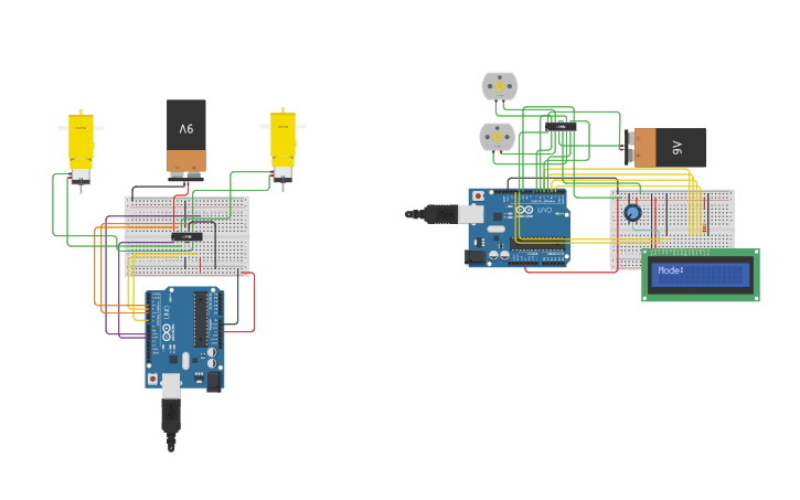Circuit design Electronics - Tinkercad