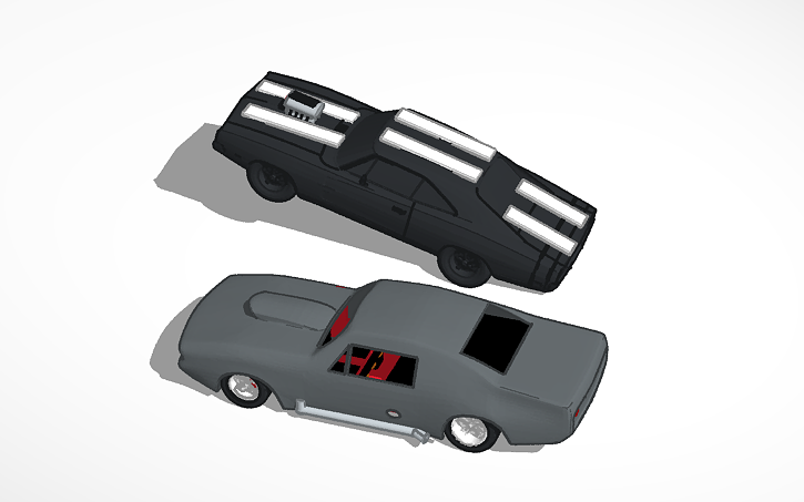 3D design Drag Racing - Tinkercad