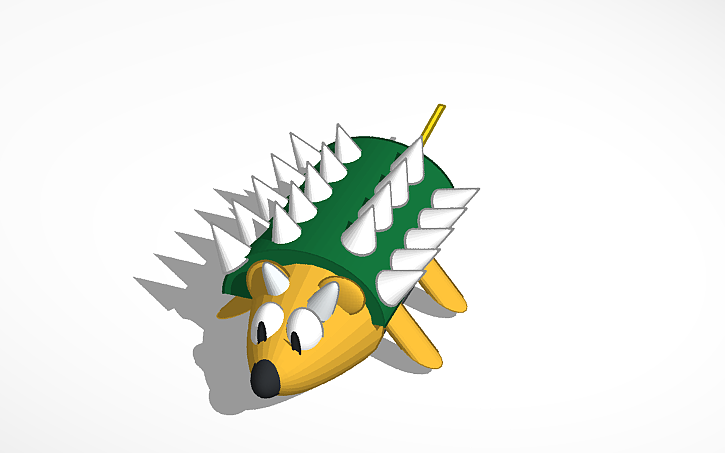 3D design Bowser rat - Tinkercad