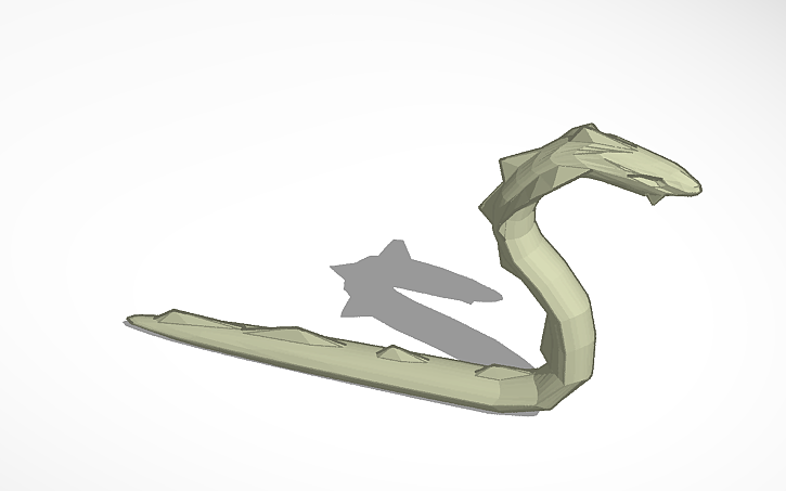 3D design Low-poly cobra | Tinkercad