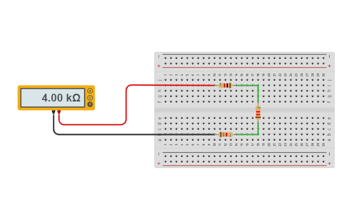 Circuit Design Series Resistor Tinkercad