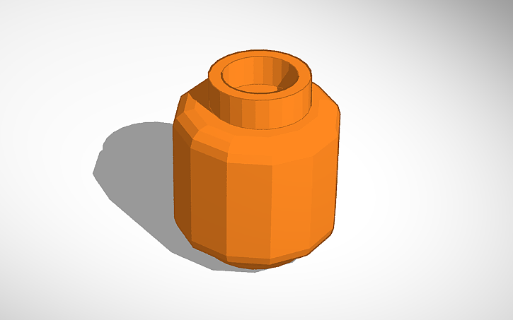 3D design Lego head - Tinkercad