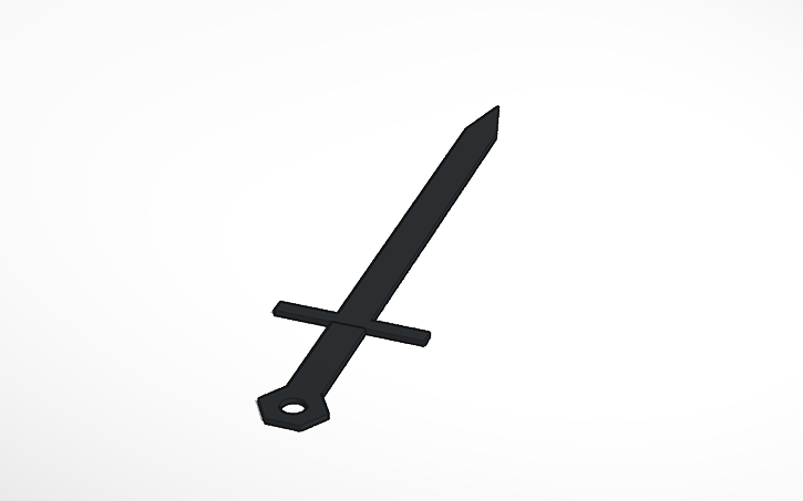 3D design Dark Blade - Tinkercad