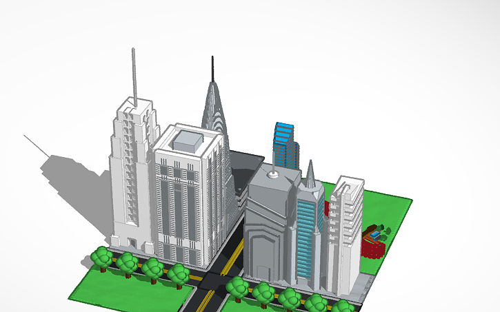 3D design smart city de diego montalvo - Tinkercad