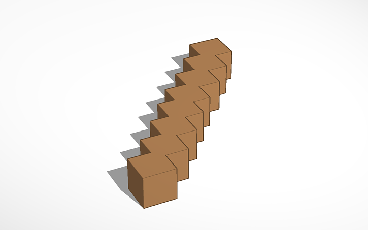 3D design Minecraft Stick | Tinkercad