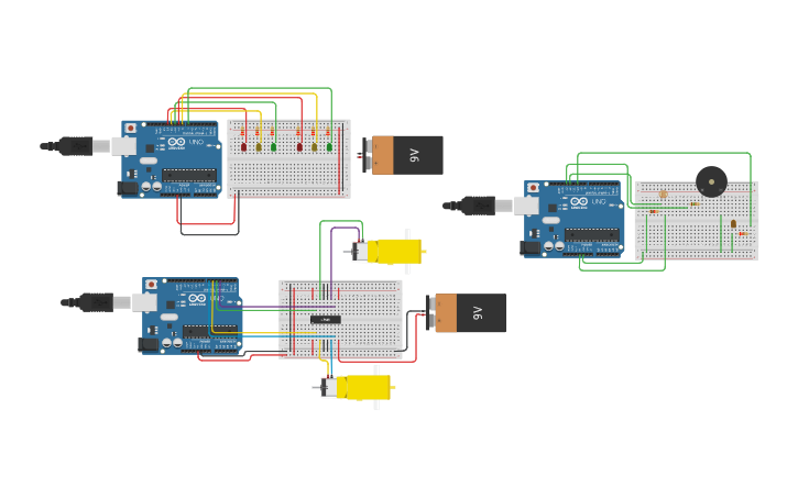 Circuit design ACA circuitos basicos - Tinkercad