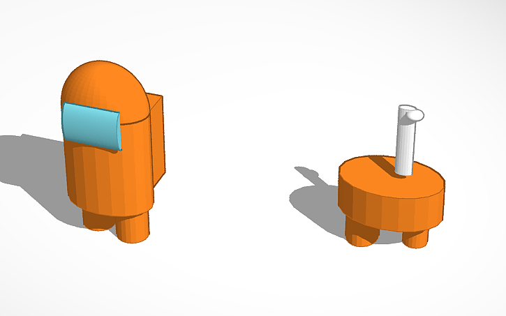 3D design Among Us - Tinkercad