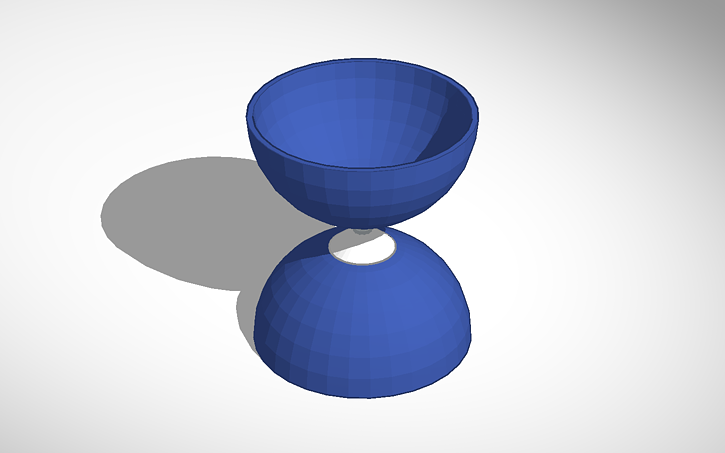 3D design Diabolo - Tinkercad