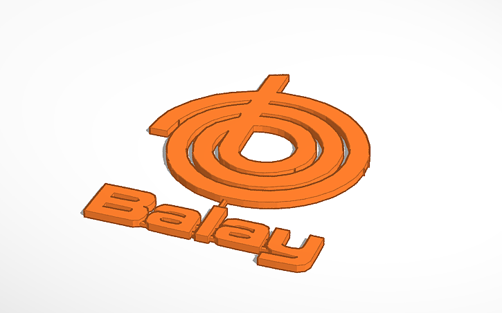 3D design logotipo balay | Tinkercad