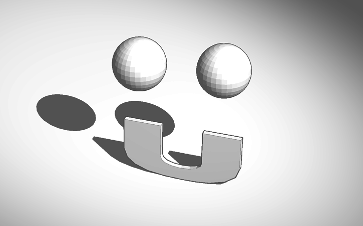 3D design Smiley Face | Tinkercad