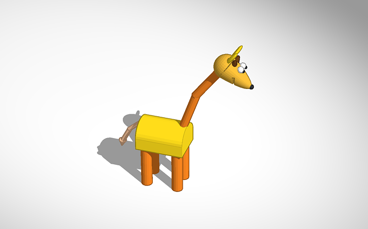 3D design Bob the Giraffe | Tinkercad