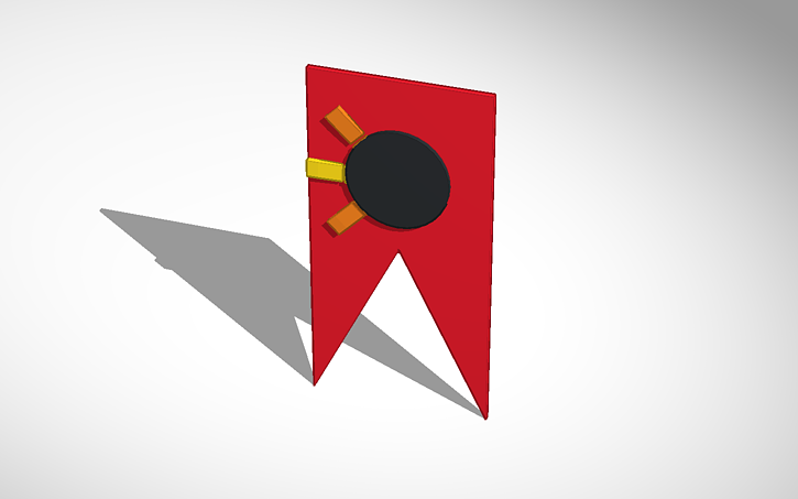 3D design cannon banner | Tinkercad