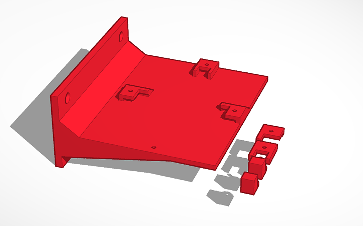 3D design Smart Wares rain sensor mount - Tinkercad