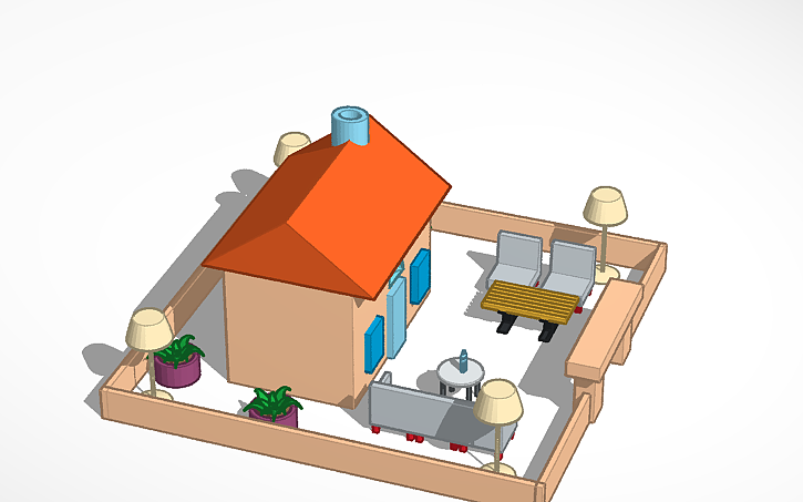 3D design House - Tinkercad