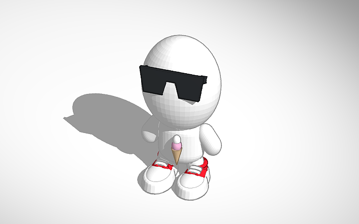 3D design Random cool guy - Tinkercad