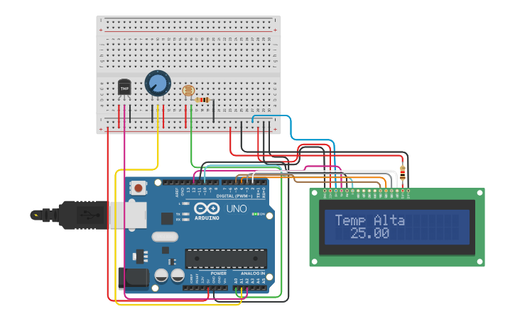 Circuit design CP2 - Tinkercad