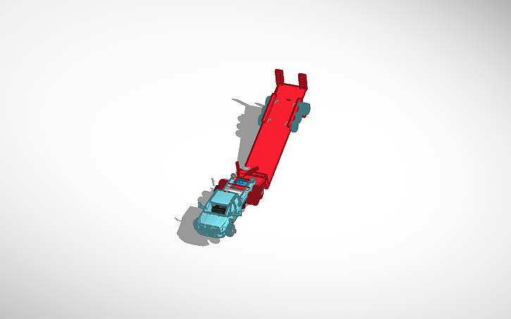 3D design My truck was built and my trailer - Tinkercad