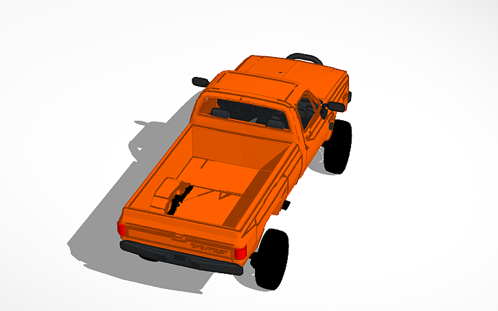 3D design Sema 85 c/k Chevy Cummins swap - Tinkercad