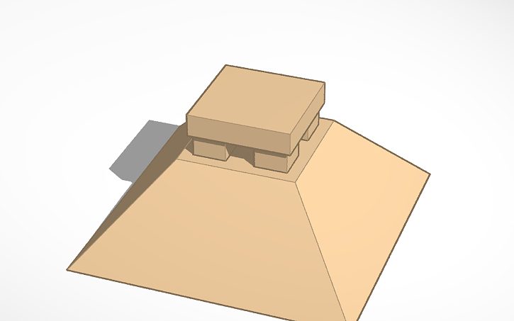 3D design Mayan Pyramid | Tinkercad