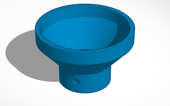 3D design EK43s single dose hopper - Tinkercad