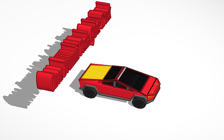 3D design Onea Bvumbi Tesla Cybertruck - Tinkercad