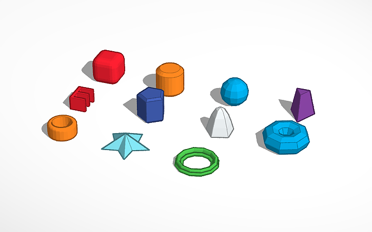 3D design Shapes | Tinkercad