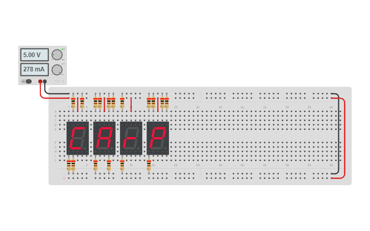 Circuit Design 7 Segment Display Name Chris Tinkercad 5471