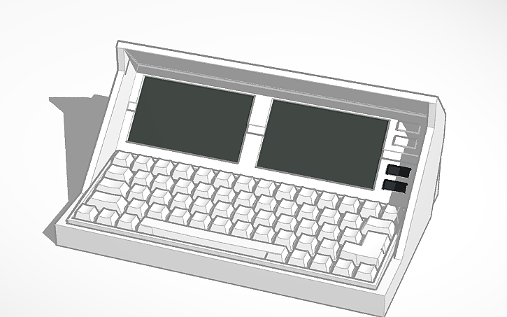 3d Design Hacking Computer Pi Project Build With 60 Keyboard Tinkercad 