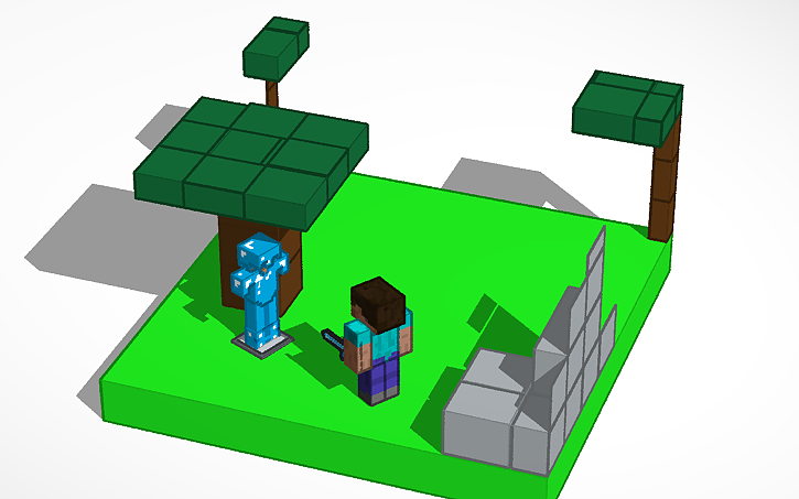 3D design Minecraft - Tinkercad