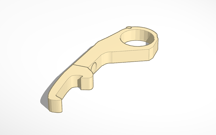3D design bottle opener - Tinkercad