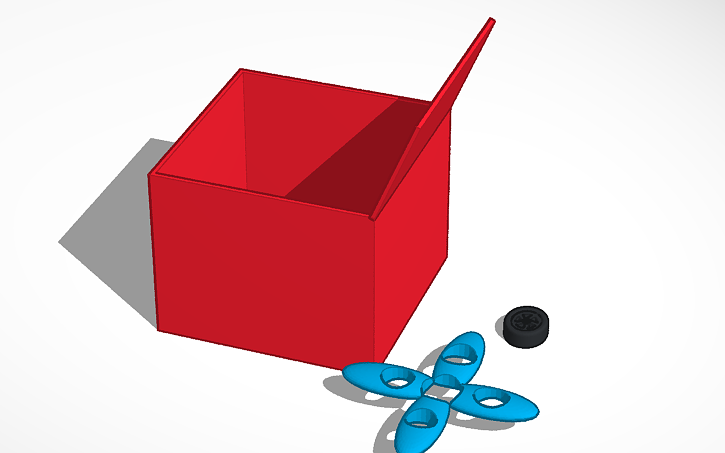 3D design fidget spinner &box | Tinkercad