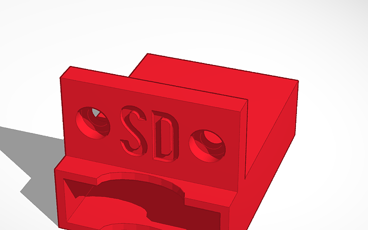 3D design Card Reader Holder - Tinkercad